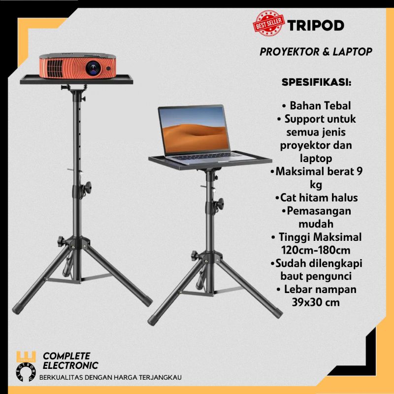 Jual Braket Standing Proyektor Tripod Proyektor Breket Stand Proyektor ...