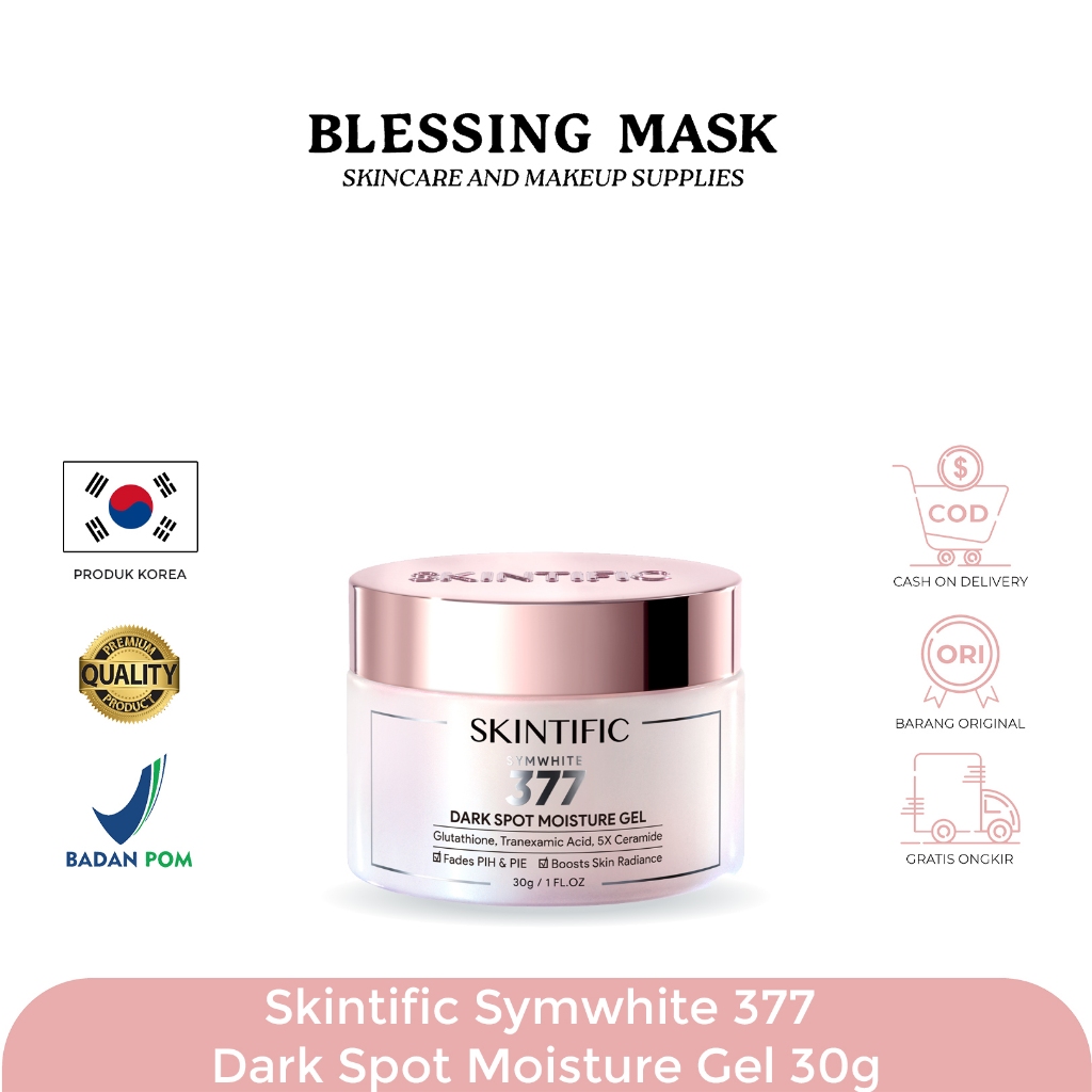 Jual SKINTIFIC Symwhite 377 Dark Spot Moisturizer Gel 30g | Menyamarkan ...
