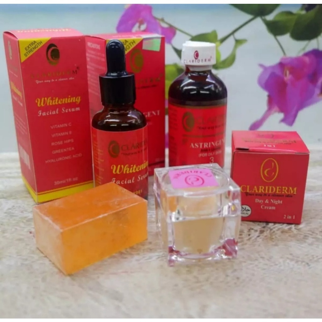 Jual Clariderm Astringent Alkohol No 3 ORIGINAL Paket Clariderm/Serum ...