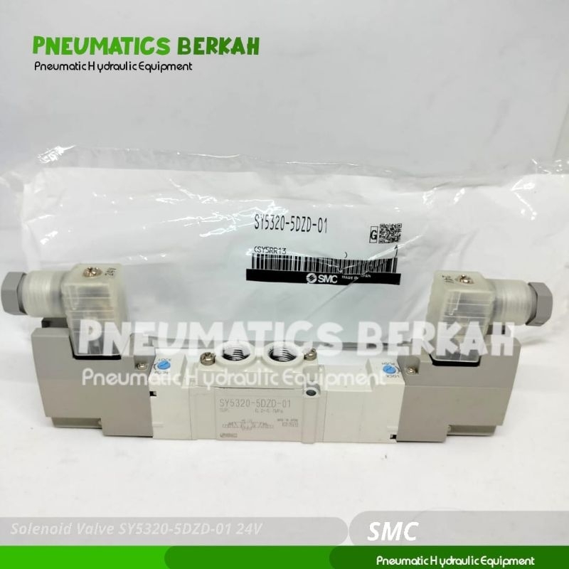 Jual Solenoid Valve SMC SY5320-5DZD-01 24V DC | Shopee Indonesia