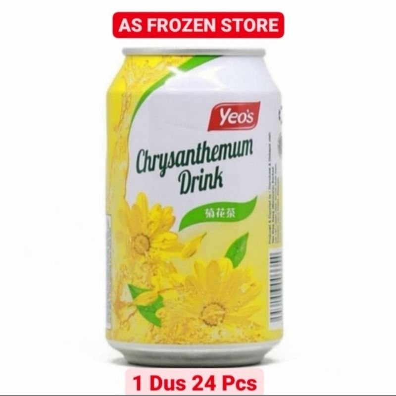 Jual Yeos Chrysanthemum Tea 300ml Can / Yeos Krisan Kaleng Teh Bunga ...