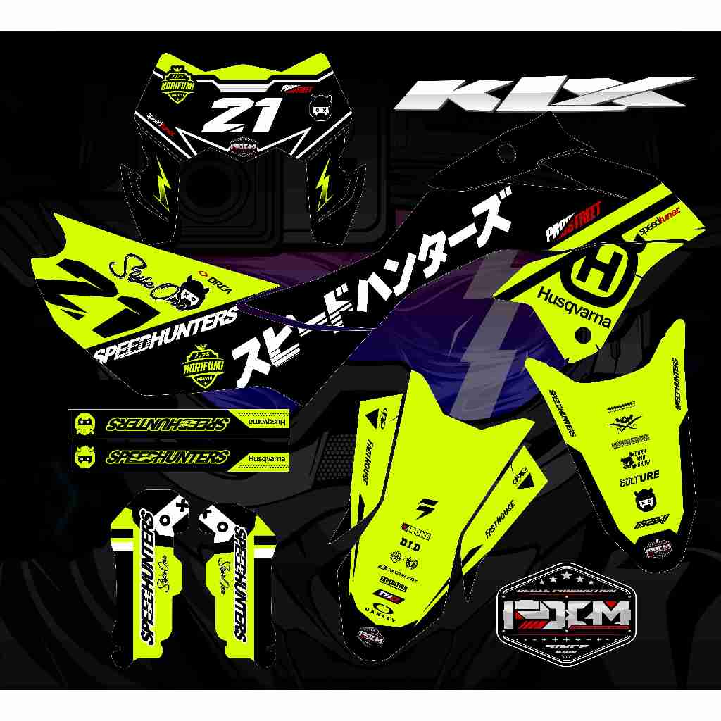 Jual Decal KLX 150 2023 SM SE REAL FULLBODY STABILO Stiker Sticker ...