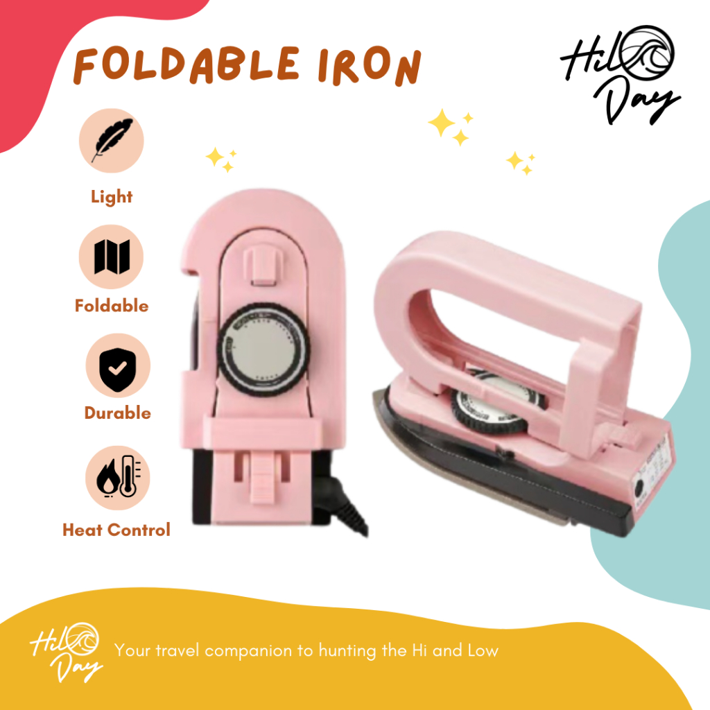 Jual HILODAY Setrika Mini Traveling Strika Lipat Gosokan Baju Foldable ...