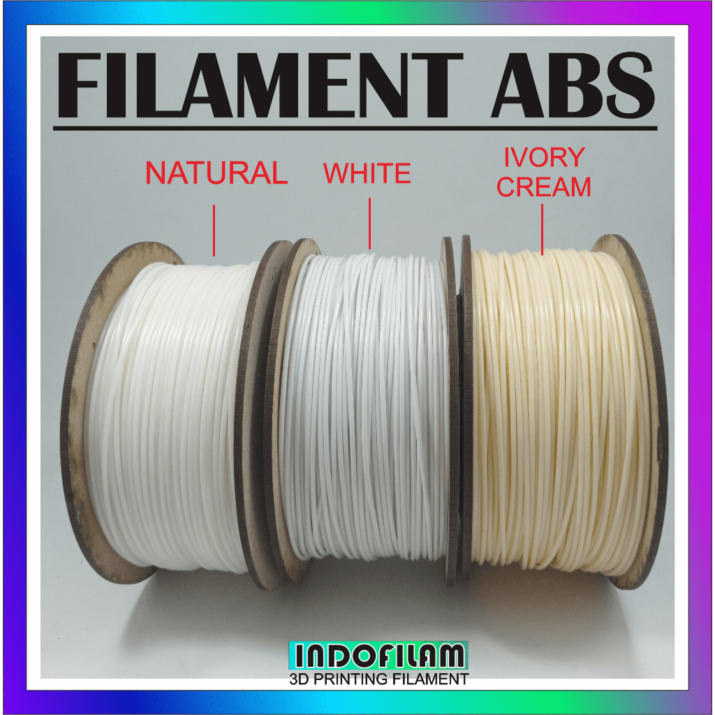 Jual FILAMENT ABS 1KG MULTI WARNA 1.75 MM 1 KG TINTA 3D PRINTER ...