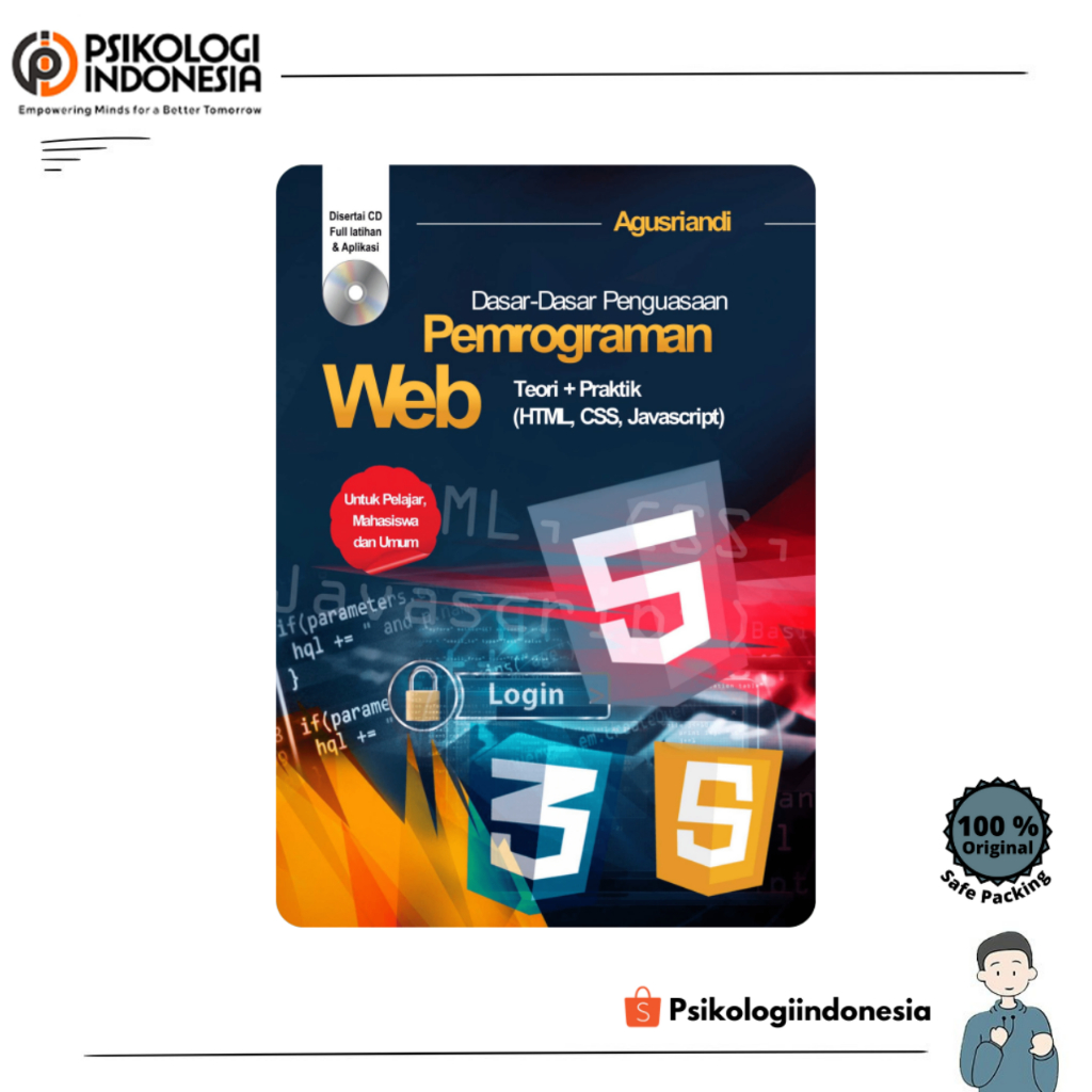 Jual Dasar-dasar Penguasaan Pemrograman Web: Teori + Praktik (HTML, CSS ...