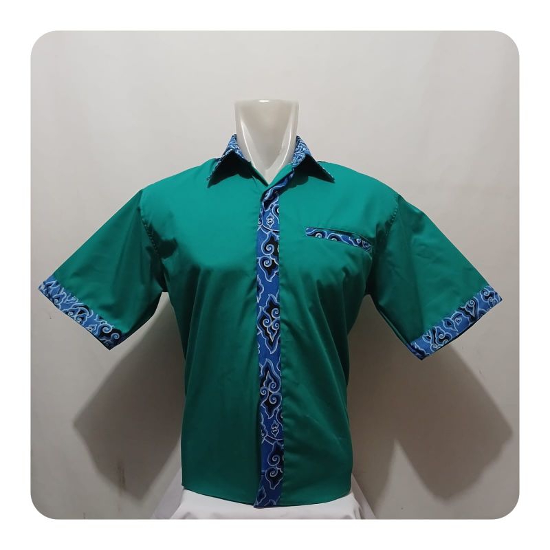 Jual Seragam Kerja Kombinasi Batik, Seragam Kerja, Baju Officeboy, Baju ...