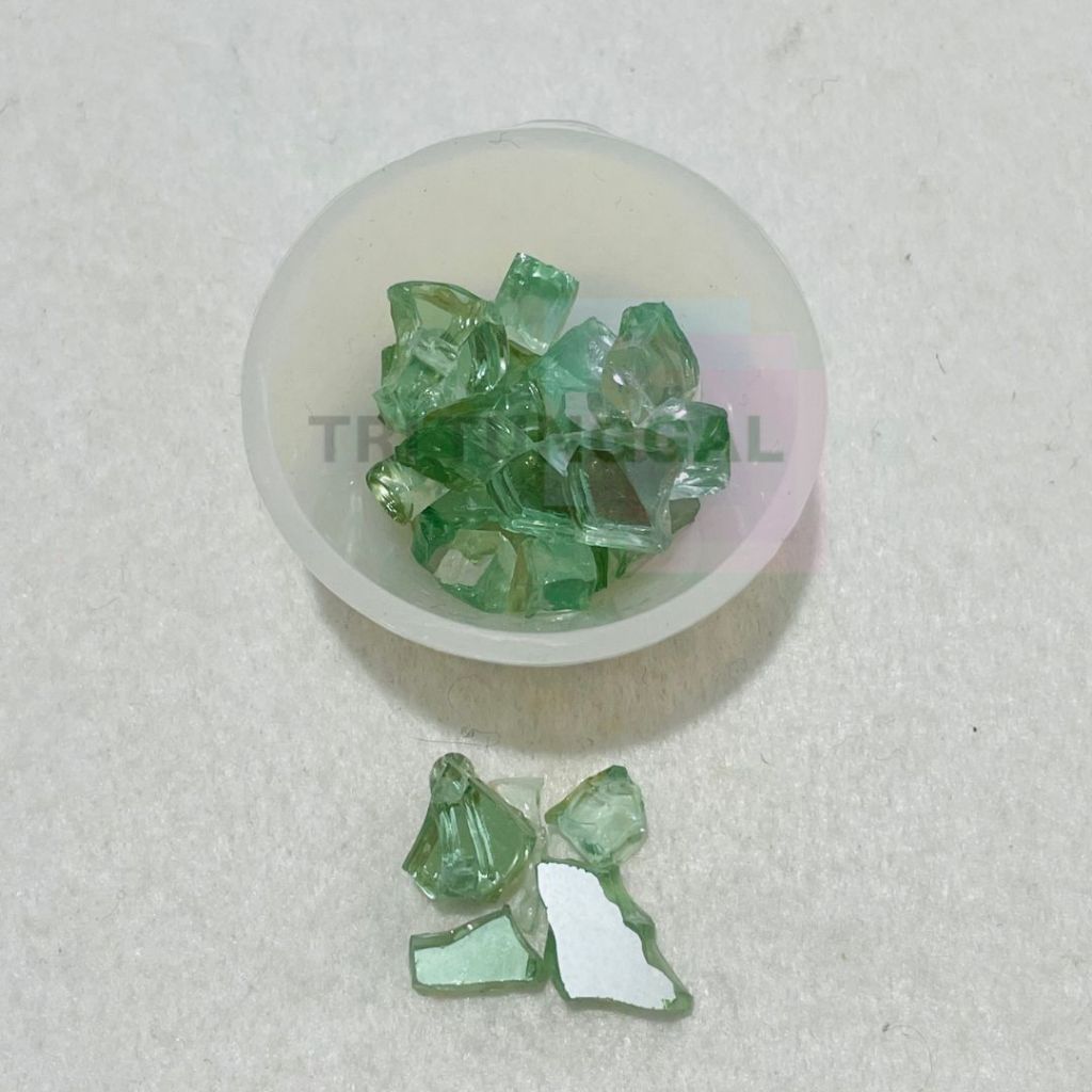 Jual Batu Kristal Crystal Chips Stone Padatan Mirror Gelas Glass Hiasan ...