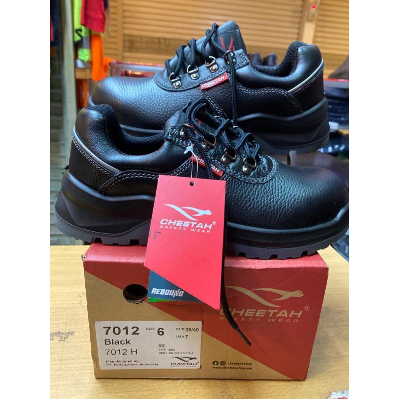 Jual Sepatu Safety Shoes CHEETAH Type 7012 H / Sepatu Safety Proyek ...