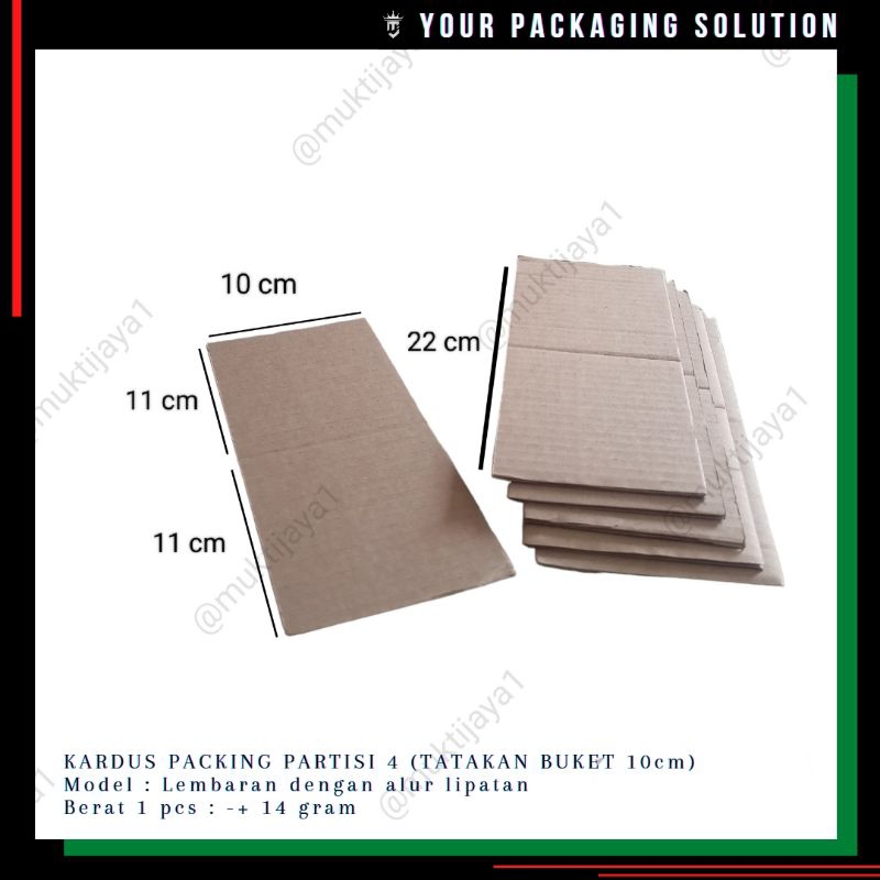 Jual PARTISI 4 (Buket 10cm) • 22x10cm • Kardus/ Karton Lembaran ...