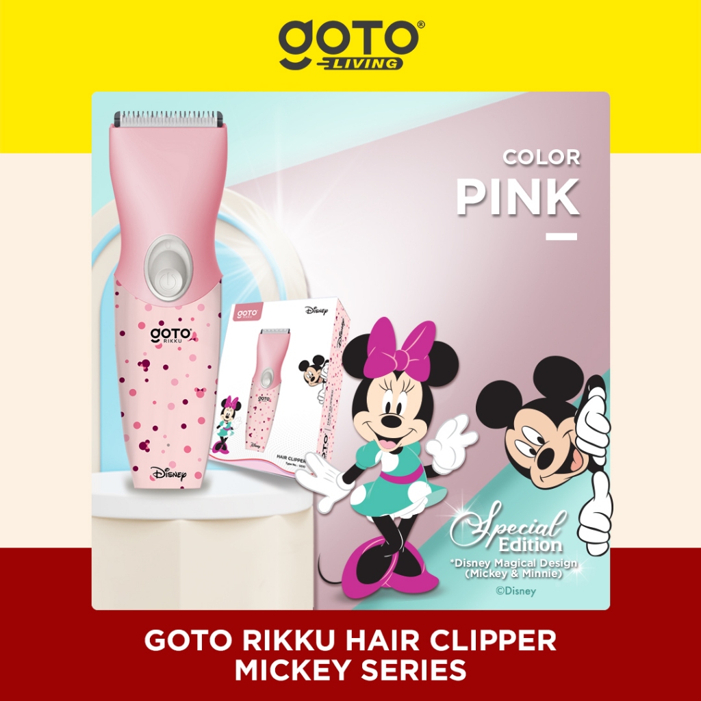 Jual Goto Rikku X Disney Mickey Minnie Hair Clipper Alat Cukur Rambut ...