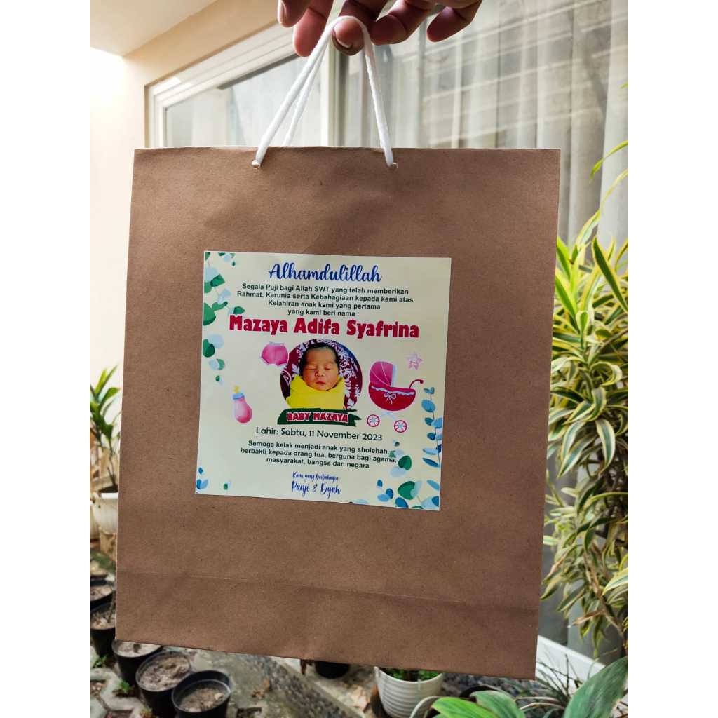 Jual Tas Kertas Souvenir Paper Bag Bungkus Kado Ulang Tahun Anak ...