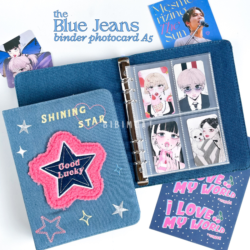 Jual (A5 Size) Blue Jeans Binder Photocard A5 - Album PC Denim | Shopee ...