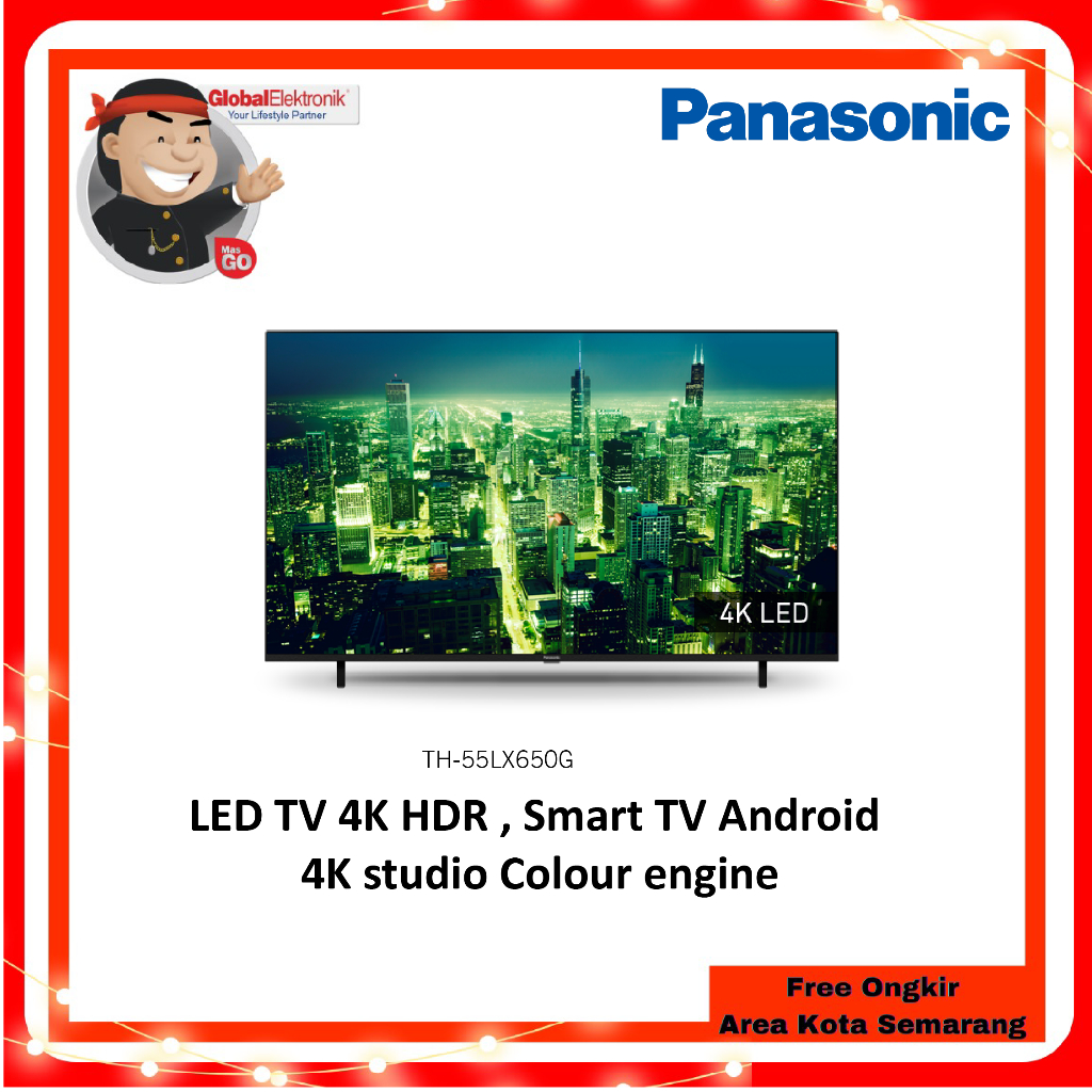 Jual PANASONIC TV 55" LED TV TH-55LX650G | Shopee Indonesia