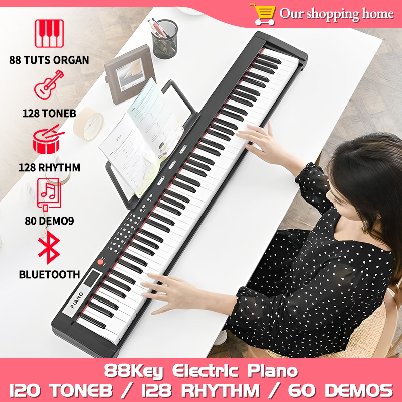 Jual Multifungsi Keyboard Elektrik 88 Tuts Portabel / Piano Elektronik ...