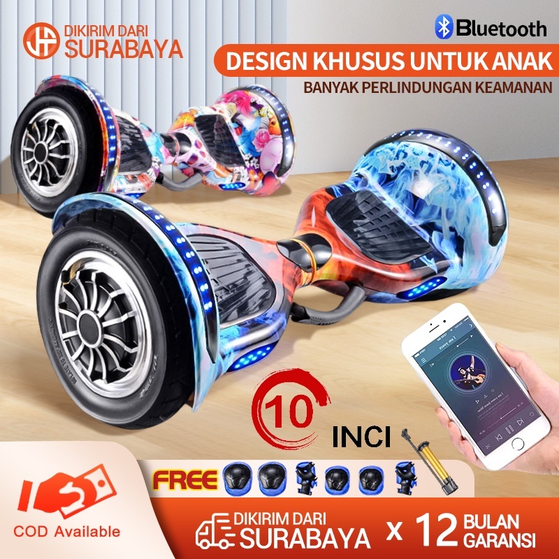 Jual Smart Balance Wheel 10 inchi / Hoverboard smart wheel balance with ...