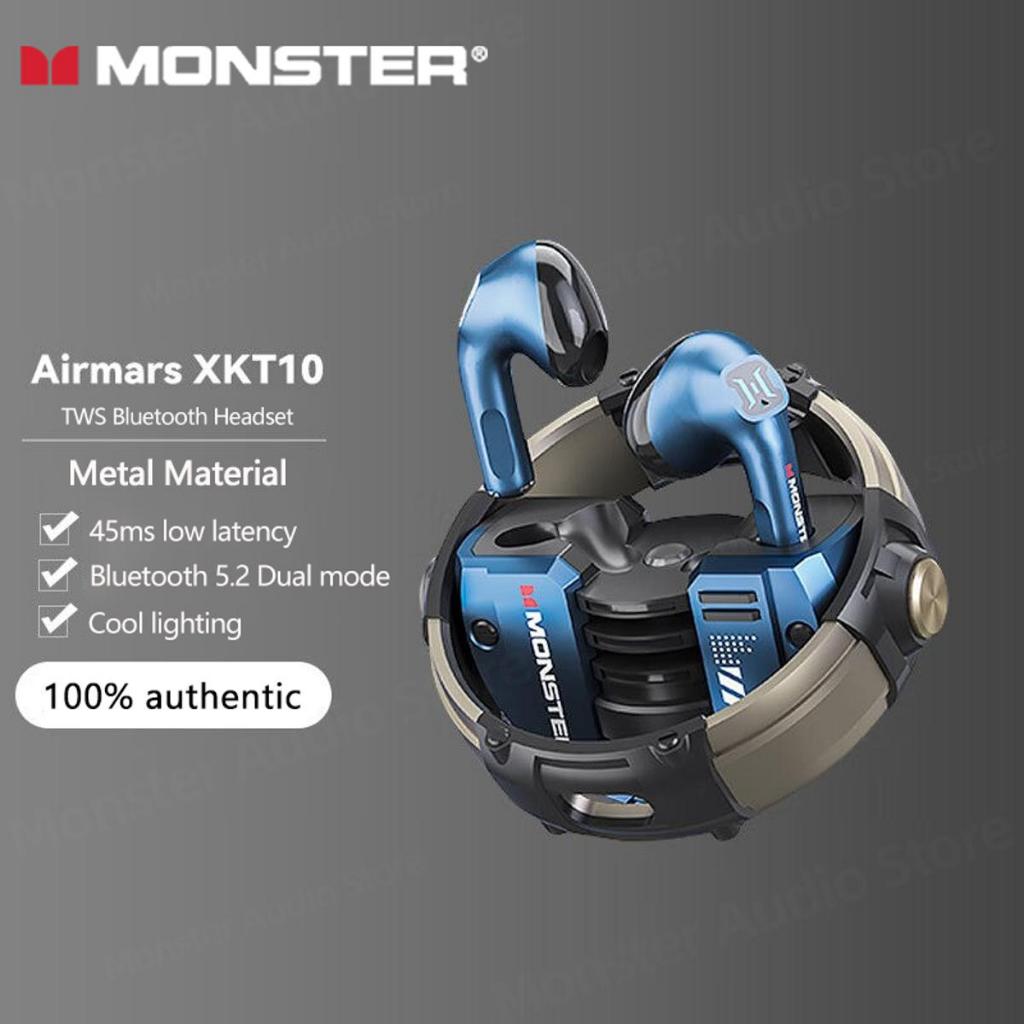 Jual MONSTER XKT10 TWS True Wireless Earbuds Headset Bluetooth HiFi ...