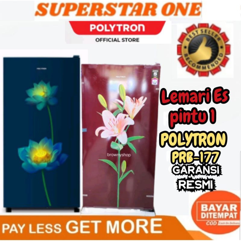 Jual KULKAS/LEMARI ES POLYTRON PRB-177 BELEZA KULKAS 1 PINTU | Shopee ...
