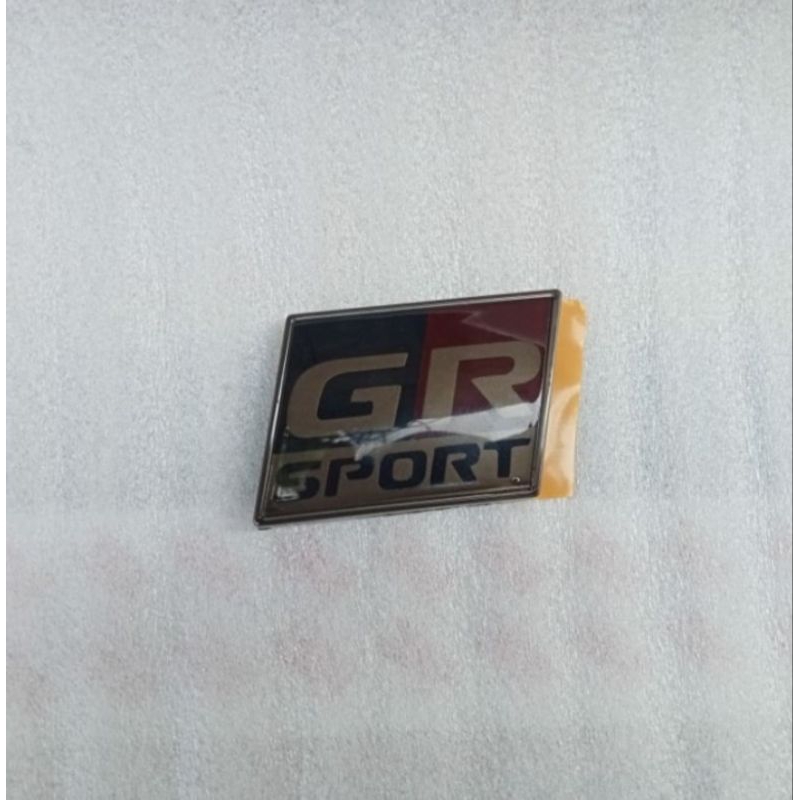 Jual logo tulisan GR Sport warna black crome | Shopee Indonesia