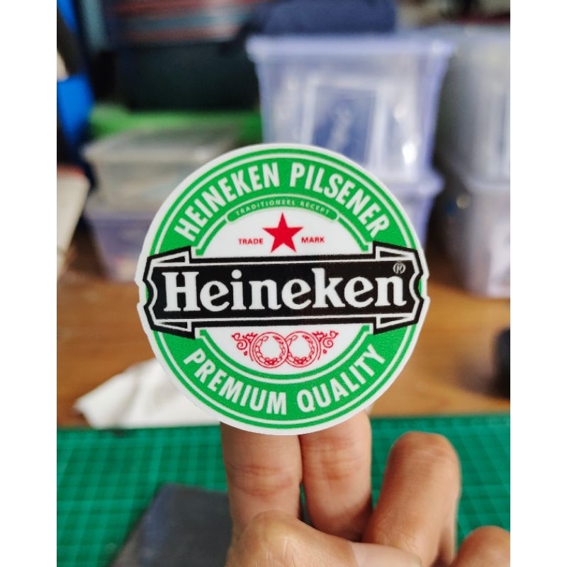 Jual stiker print Heineken custom stiker keren murah | Shopee Indonesia