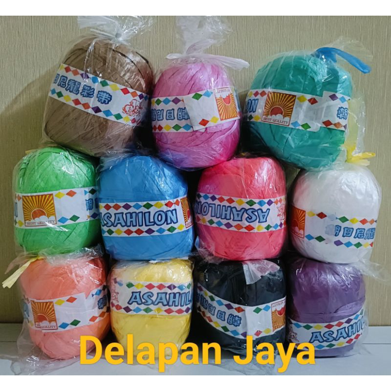 Jual TALI RAFIA HALUS ASAHILON (RAFIA RAJUT) | Shopee Indonesia