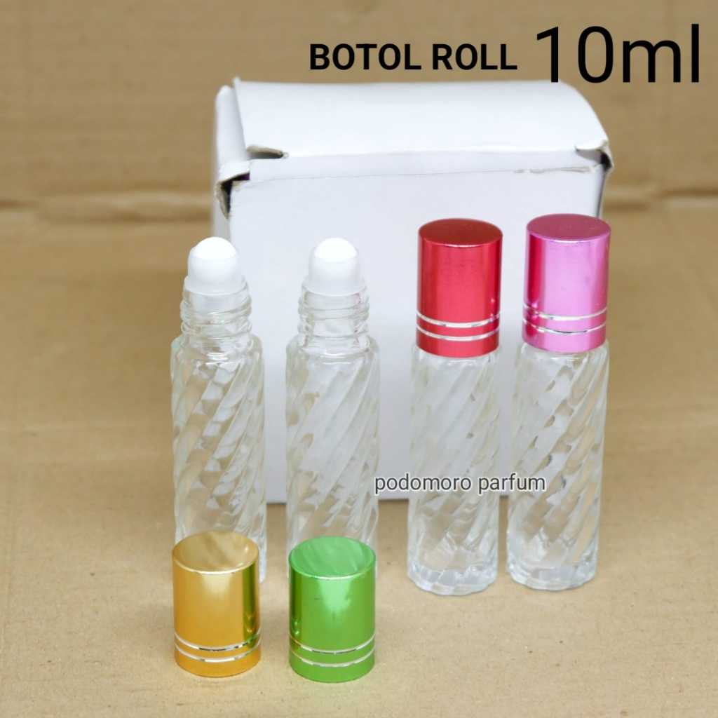 Jual Botol Roll On 10ml Kaca Ulir Drat Kosong Satuan | Shopee Indonesia