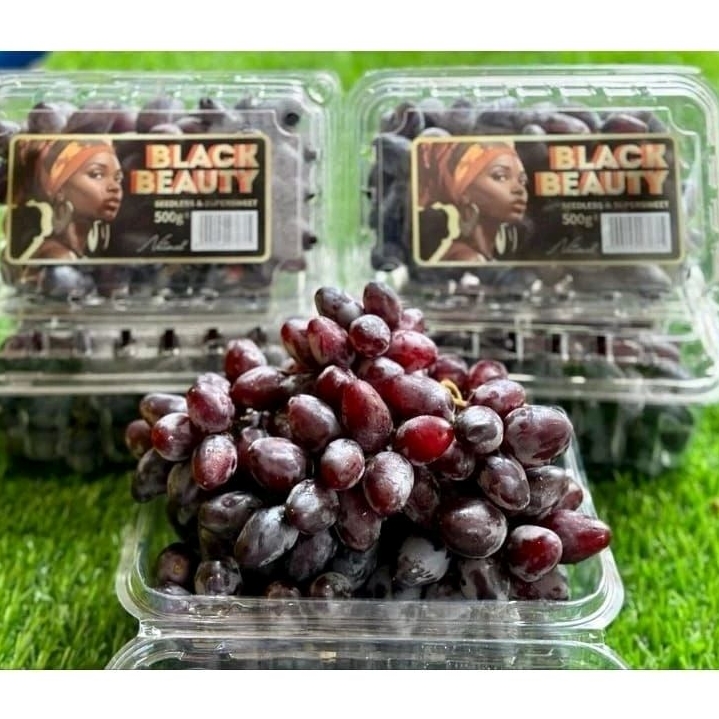 Jual Buah Anggur Black Autumn Pack 500 Gram | Shopee Indonesia