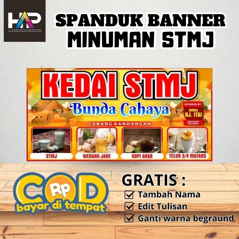 Jual SPANDUK BANNER WARUNG MINUMAN STMJ | Shopee Indonesia