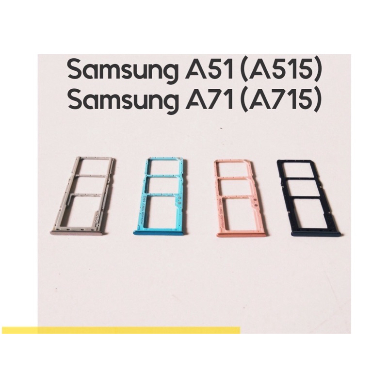 Jual Sim Tray Samsung A51 A515 A71 A715 Tempat Kartu Slot Simtray ...
