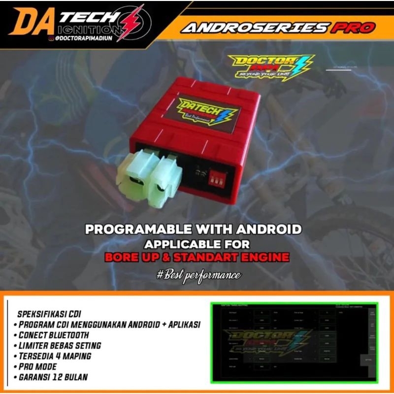 Jual DATECH CDI PROGRAMABLE ANDROID PRO BLUETOOTH | Shopee Indonesia