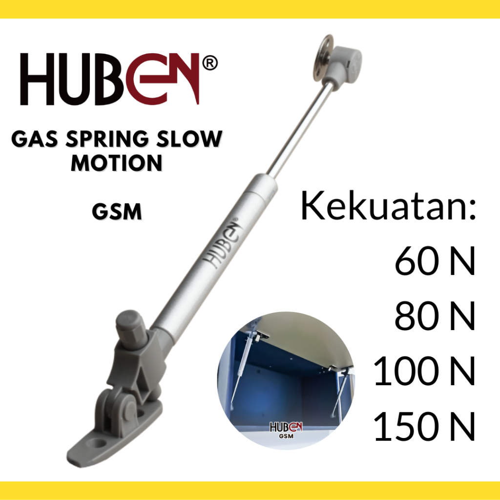 Jual Gas Spring Huben GSM Hidrolik Motor Pintu Slow Motion Pintu Laci ...