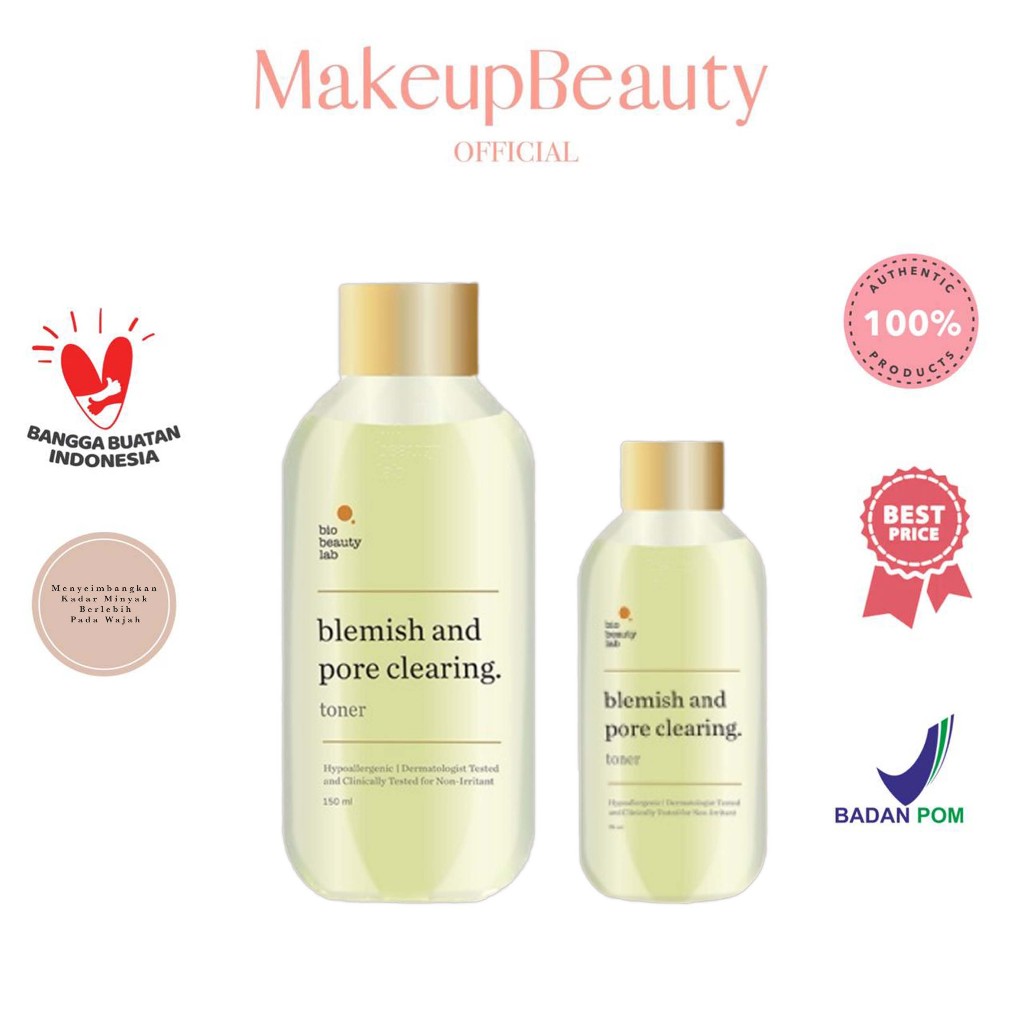 Jual BIO BEAUTY LAB Blemish and Pore Clearing Toner 75 | 150ml | Shopee ...