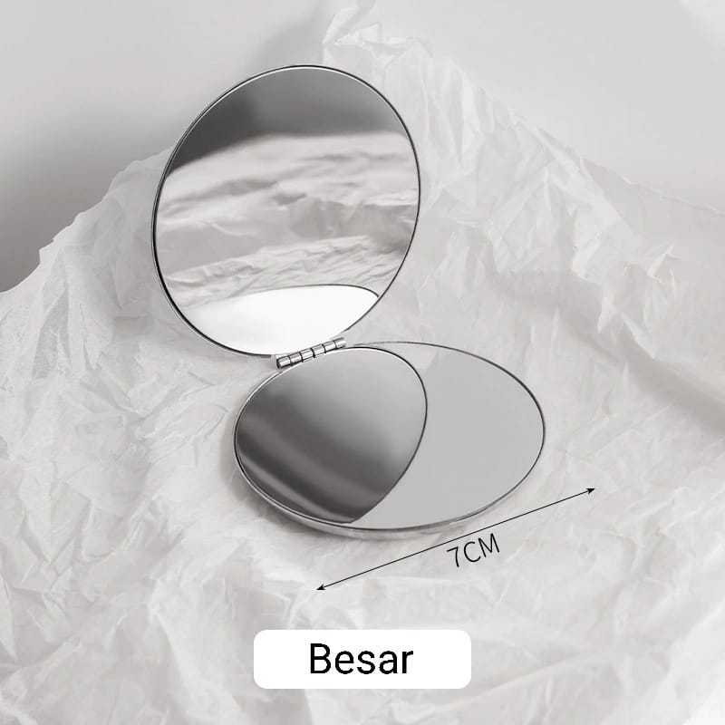 Jual Cermin Lipat Dua Sisi Buat Saku Cermin Mini Portable Mirror ...