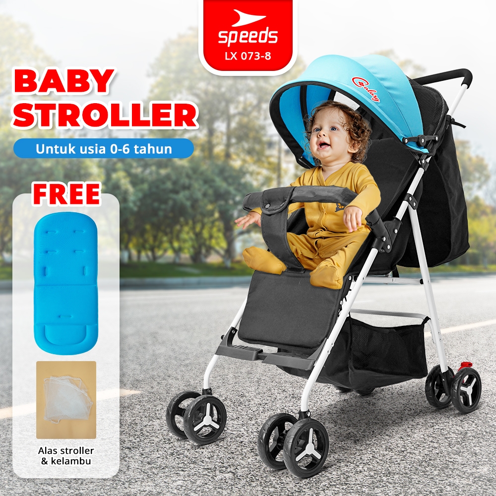 Jual SPEEDS Stroller Anak Lipat Premium Portabel Bayi Newborn Baby ...