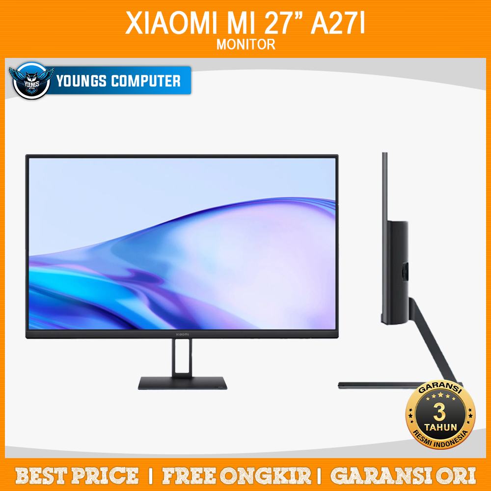 Jual LED Monitor XIAOMI MI 27" A27i IPS 100Hz Full HD 1080p Garansi ...