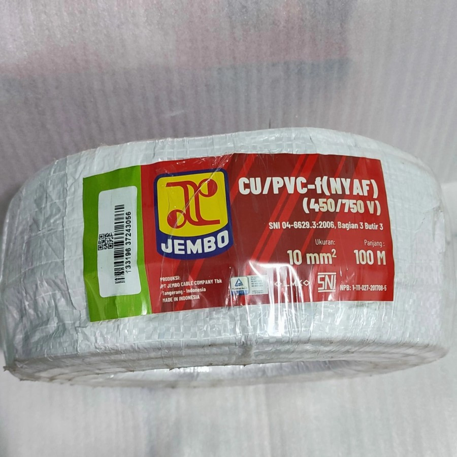 Jual KABEL NYAF 10MM 10 MM 1x10MM JEMBO ECERAN POTONGAN METERAN SERABUT | Shopee Indonesia