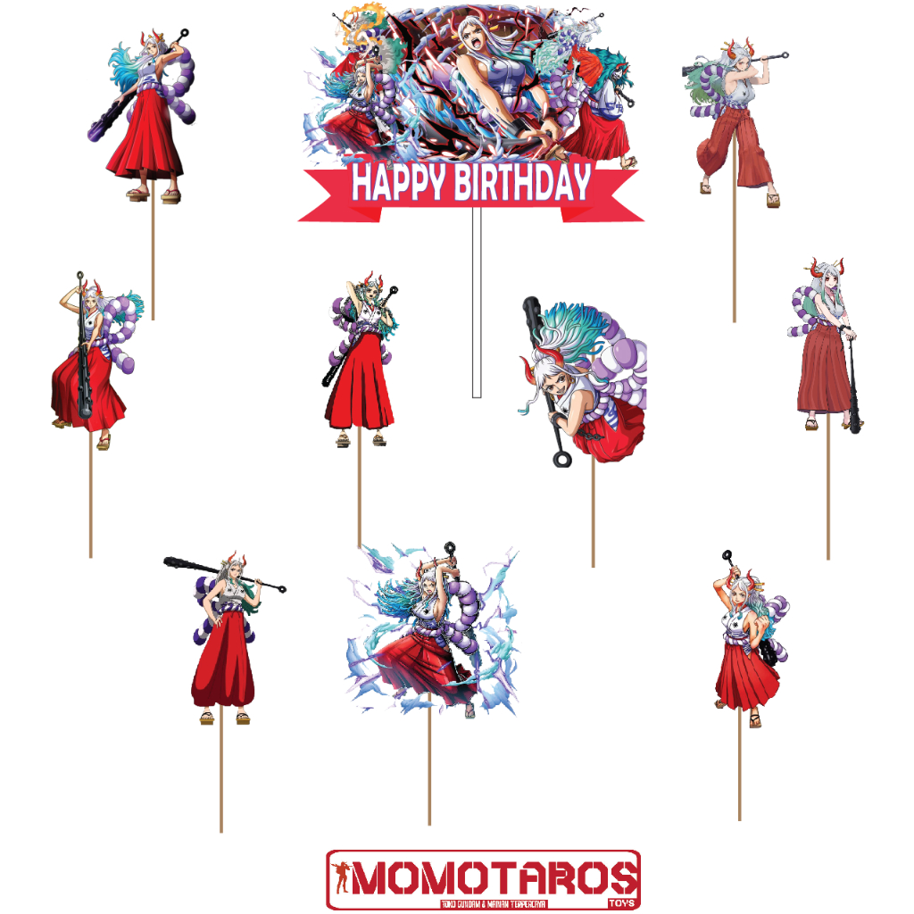 Jual Topper cake Yamato solo one piece isi 10 pcs | Shopee Indonesia