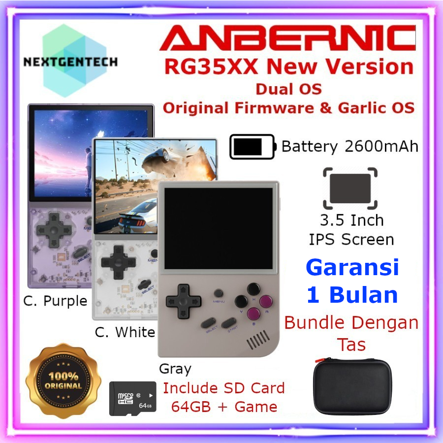 Jual Anbernic RG35XX Retro Handheld Console Mini Portable Video Game ...