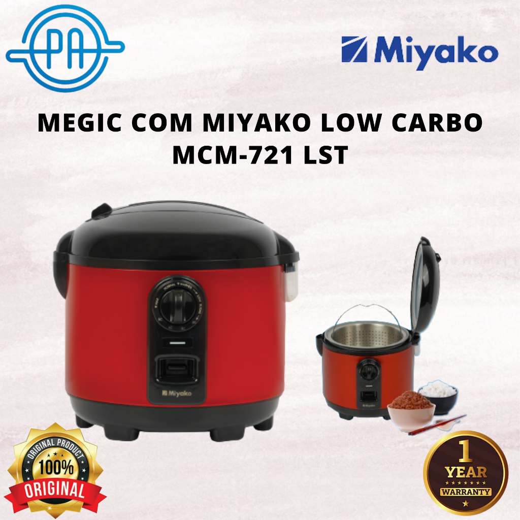 Jual MEGIC COM MIYAKO / RICE COOKER MCM 721 LST / MCM721 / MCM-721 ...