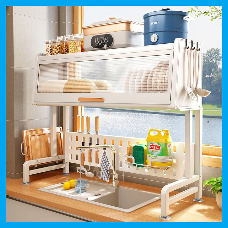 Jual Rak Piring Stainless Rak Penyimpanan Dapur Rak Cuci Piring Rak ...