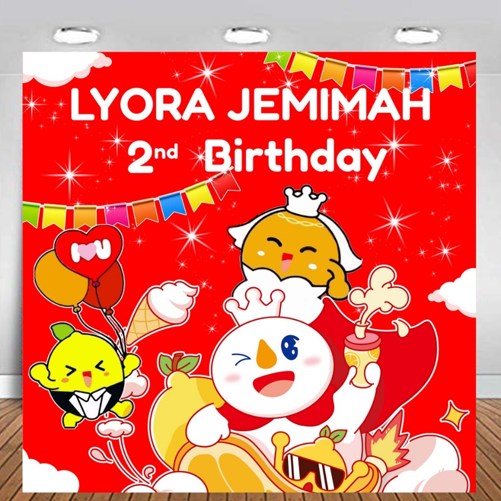 Jual Mixue Es Krim Backdrop Birthday / Banner Flexi / Background Party ...