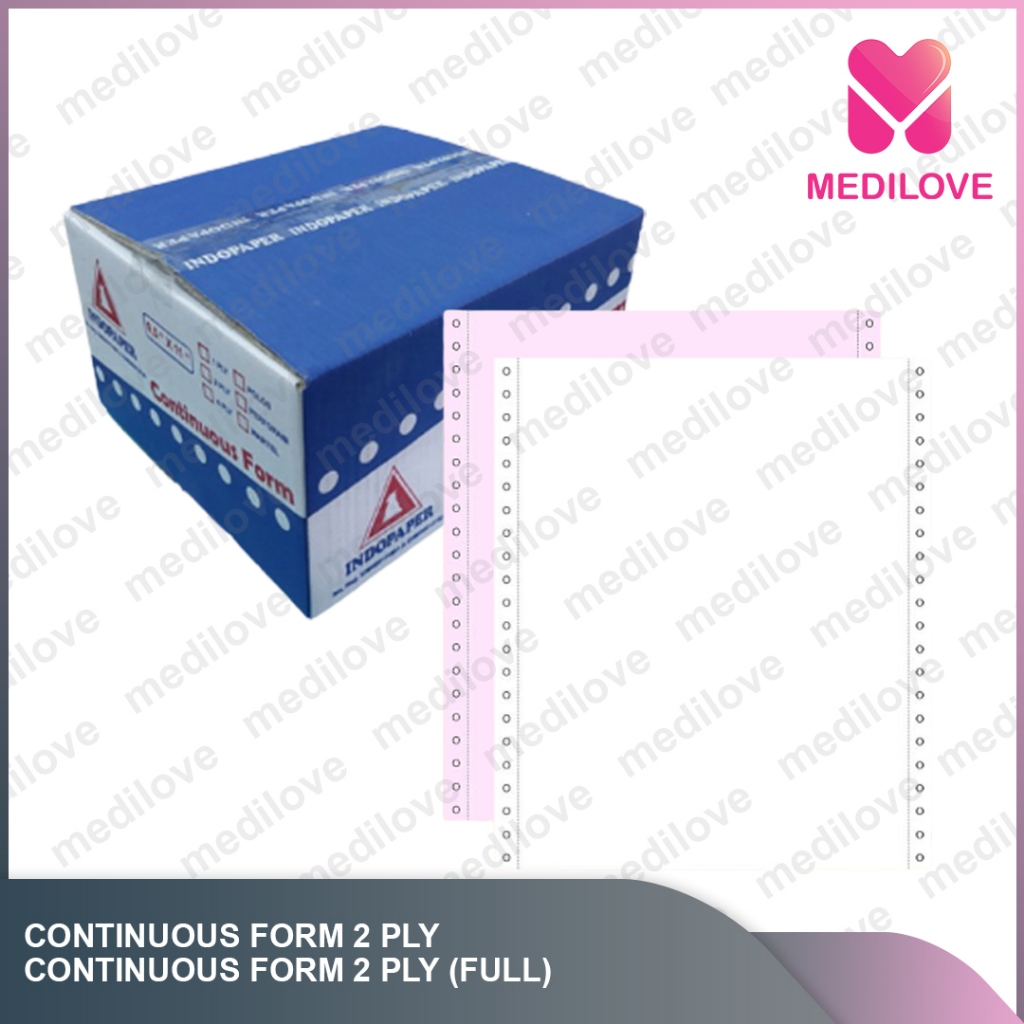 Jual Continuous Form 2 ply NCR Ekonomis UKURAN WARTEL/PERFORASI/FULL ...