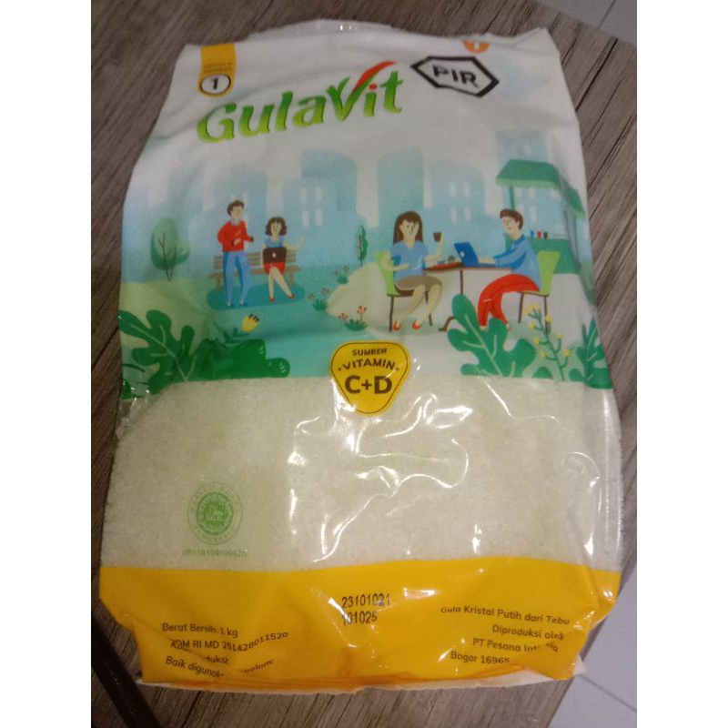 Jual Gula Pasir Gulavit dan Rosebrand kuning 1kg | Shopee Indonesia