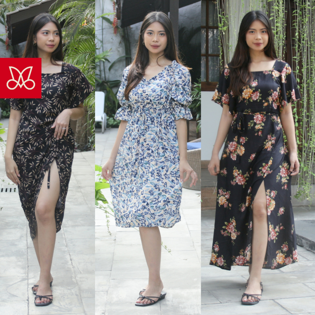 Jual All Dress Motif Polos LD 110-120 Busui Bumil Friendly by Dasteran ...