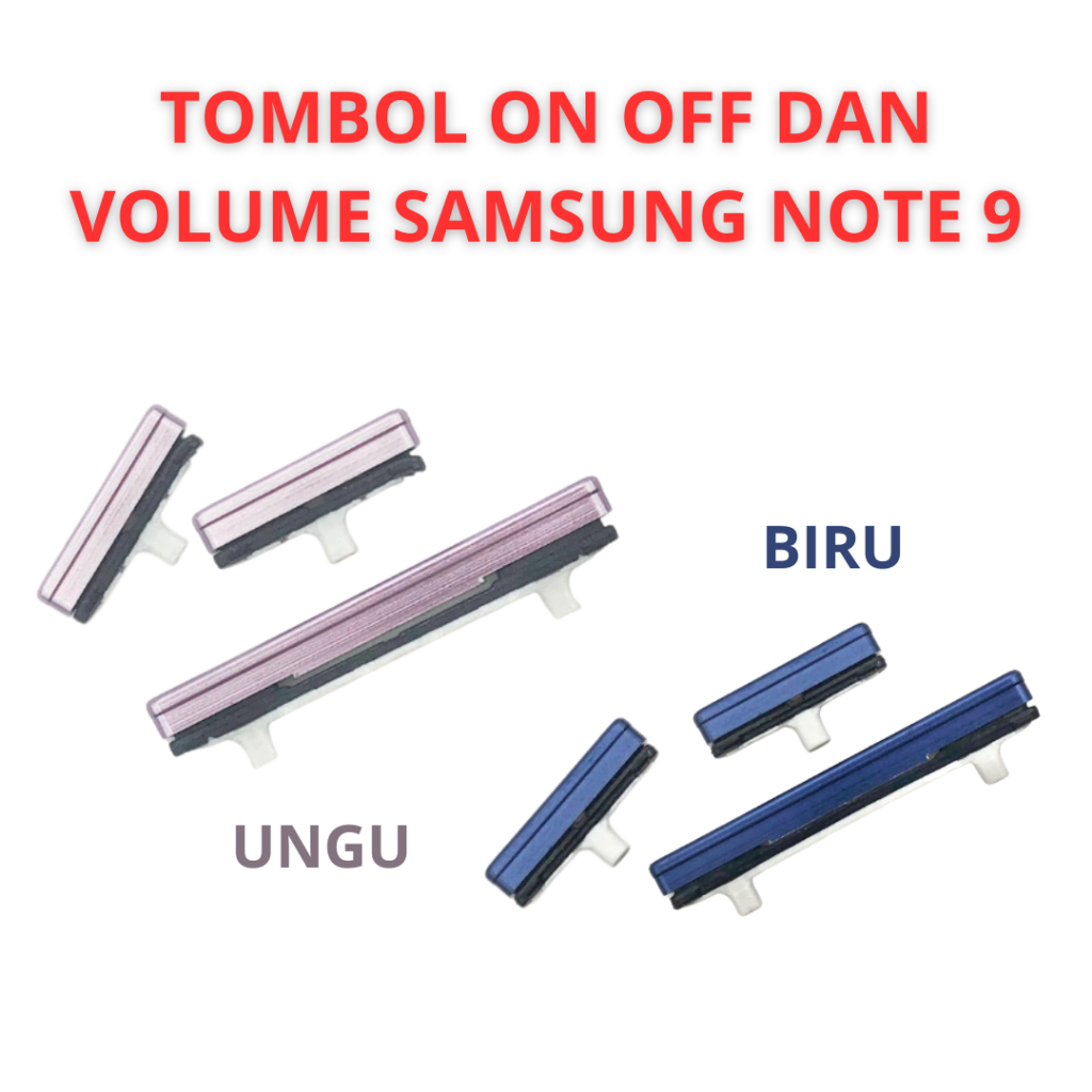 Jual Tombol button power on off dan volume luar SAMSUNG GALAXY NOTE 9 | Shopee Indonesia