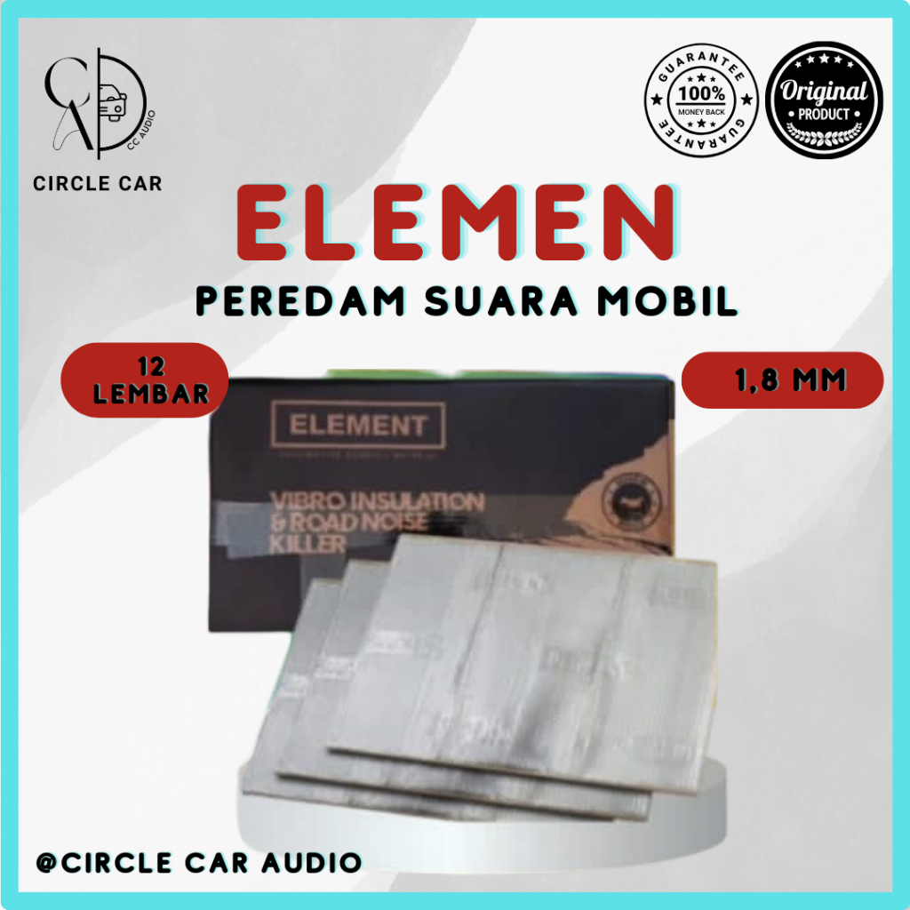 Jual PEREDAM SUARA MOBIL ALUMUNIUM ELEMENT 1,8MM | Shopee Indonesia