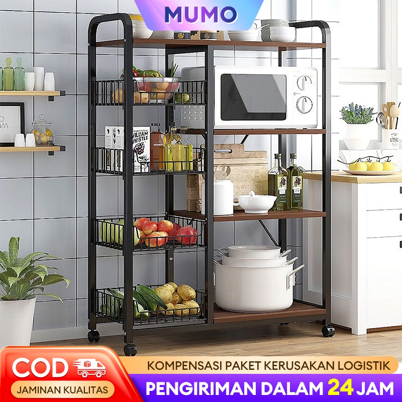 Jual Rak Dapur Susun Minimalis /Rak Kabinet Dapur/ Rak Microwave Rak ...