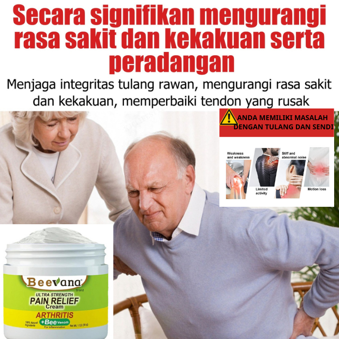 Jual Beevana Bee Venom /Krim Tulang dan Sendi Racun Lebah Selandia Baru ...