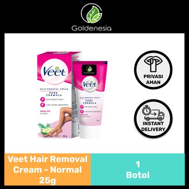 Jual Veet Hair Removal Cream 25gr Normal Pink | Shopee Indonesia
