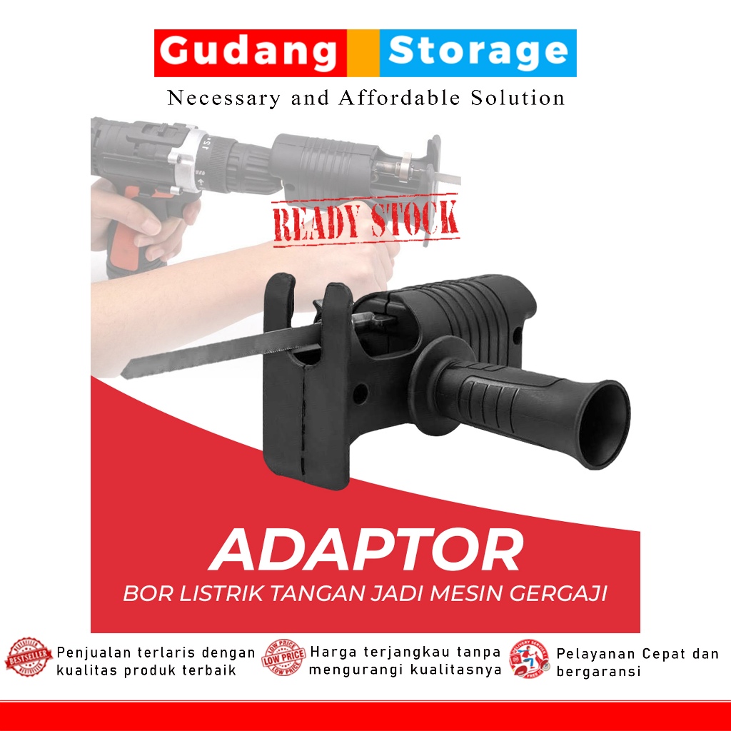 Jual [Gudang Storage Official] XMSJ Adaptor Bor Listrik Menjadi Gergaji ...