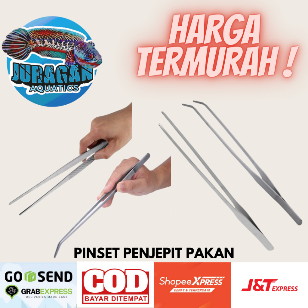 Jual Pinset Aquascape Panjang Stainless - Pinset Lurus Bengkok Aquarium ...